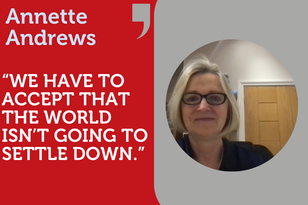 "We have to accept that the world isn't going to settle down." In ...